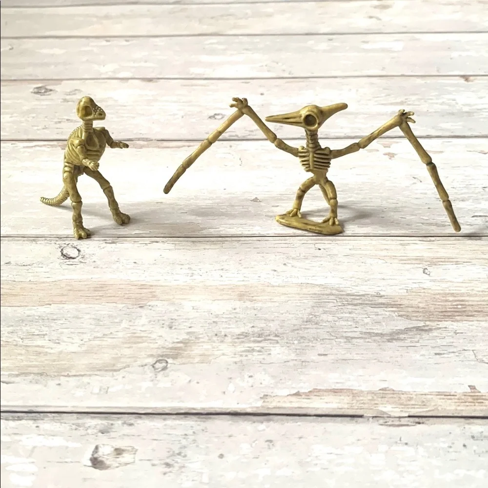 Dino-Mite | Toys | Dinosaur Skeleton Figurines Set Of 2 Trex Raptor ...